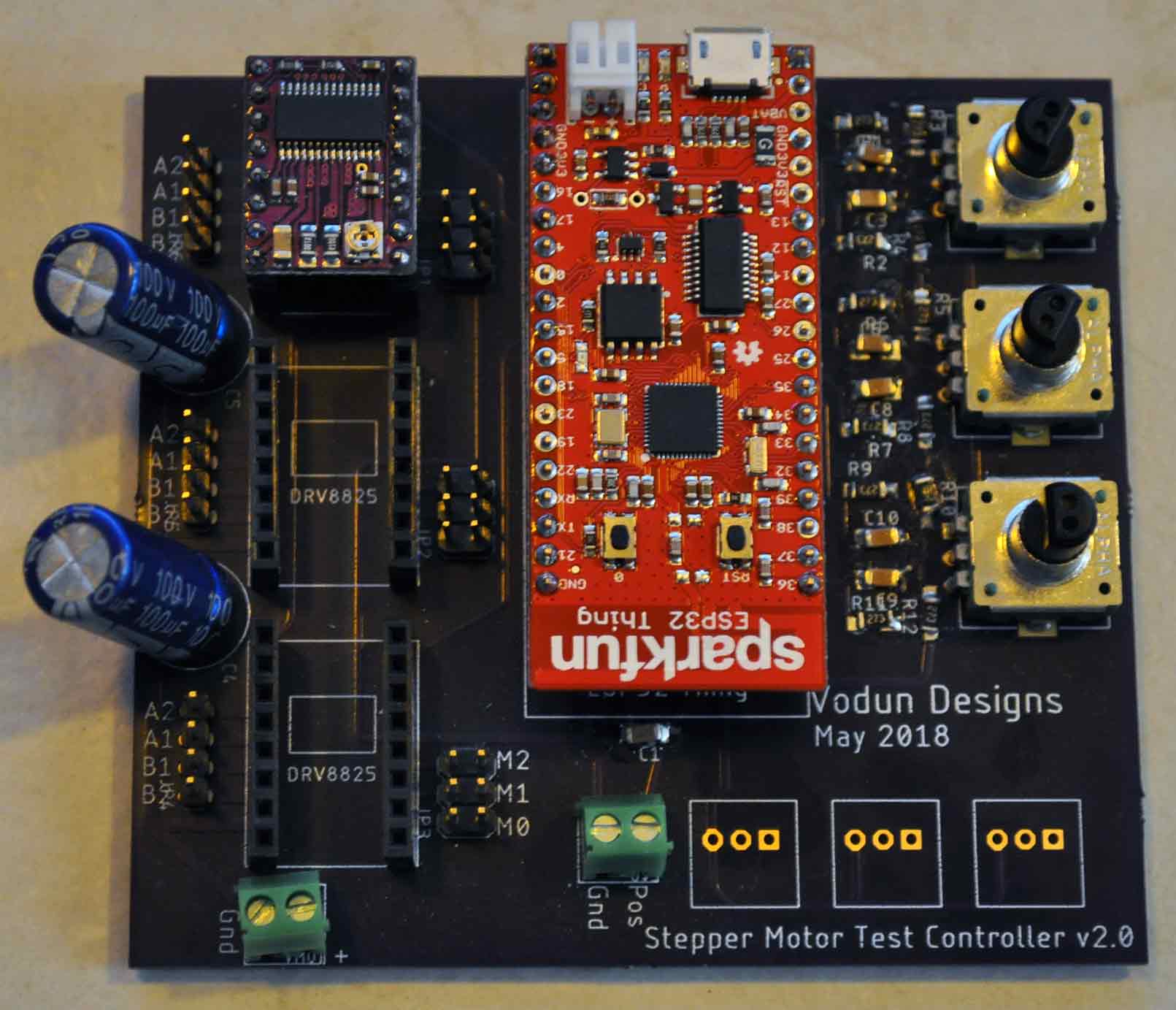 Stepper Motor Test Controller – Vodun Designs